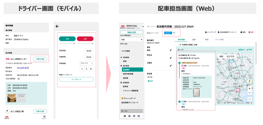 FAXは減った。売上は増えた。MOVO Vistaで実現する配車効率化